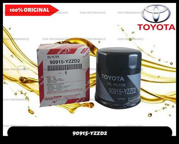 90915-YZZD2 Toyota Oil Filter - CAMRY / ESTIMA / INNOVA / HIACE / HILUX ...