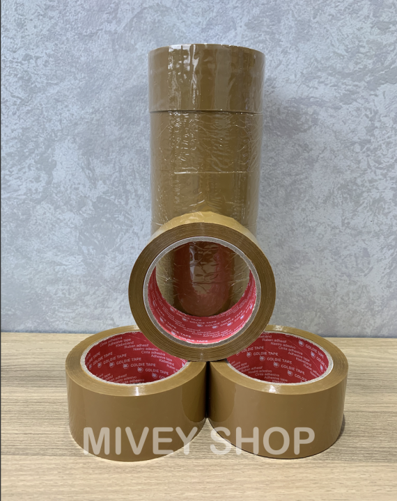 Lakban Coklat 2" 48mm x 90Yard Goldie OPP Tape | Lazada Indonesia
