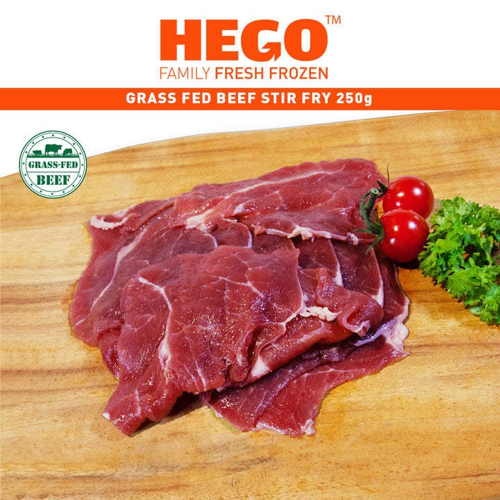 Hego | Grass Fed Beef Stir Fry 250g | Chilled | Halal | Lazada Singapore