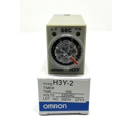 ทามเมอร์ H3Y-2 OMRON ไฟ220VAC24v 12v มี5S, 10S, 30S, 60S, 5M, 10M, 30M, 60M มือ1พร้อมส่ง ...