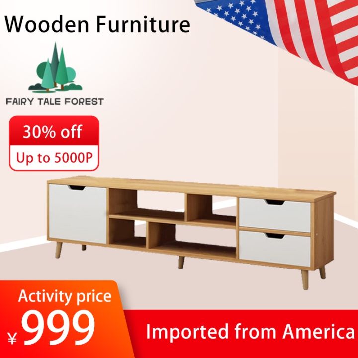 【IN STOCK】 TV Rack Furniture 120/140 cm TV Stand Cabinet 55'' TV for ...