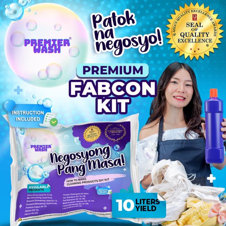 PREMIUM FABCON KIT 10 LITERS YIELD PREMIER WASH | Lazada PH