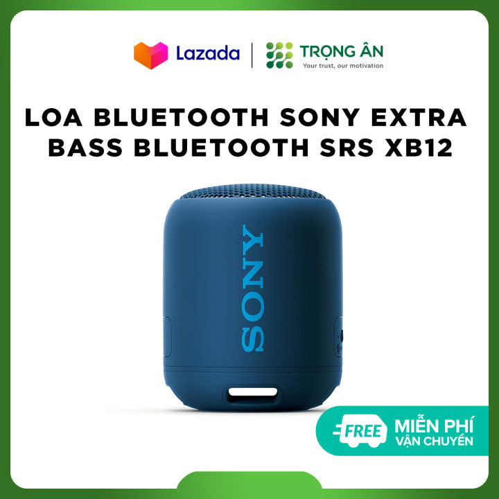 [HCM]Loa di động Sony Extra Bass Bluetooth SRS XB12 (Xanh dương) - Hãng ...