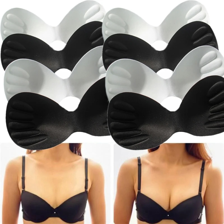 One Piece Thick Sponge Bra Pads Push Up Breast Removeable Bra Padding Inserts Cups for Swimsuit ...