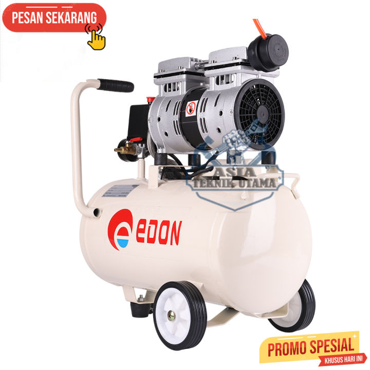 MURAH !!! EDON Mesin Kompresor Angin Listrik Direct Compresso 550W 25L ...