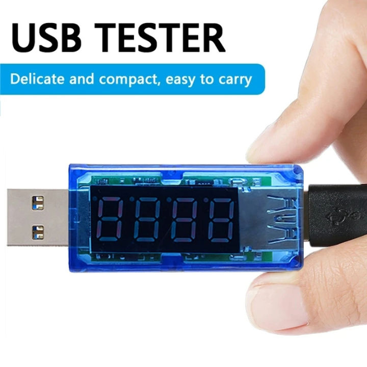 USB Current Voltage Capacity Tester Volt Current Voltage Detect Charger ...