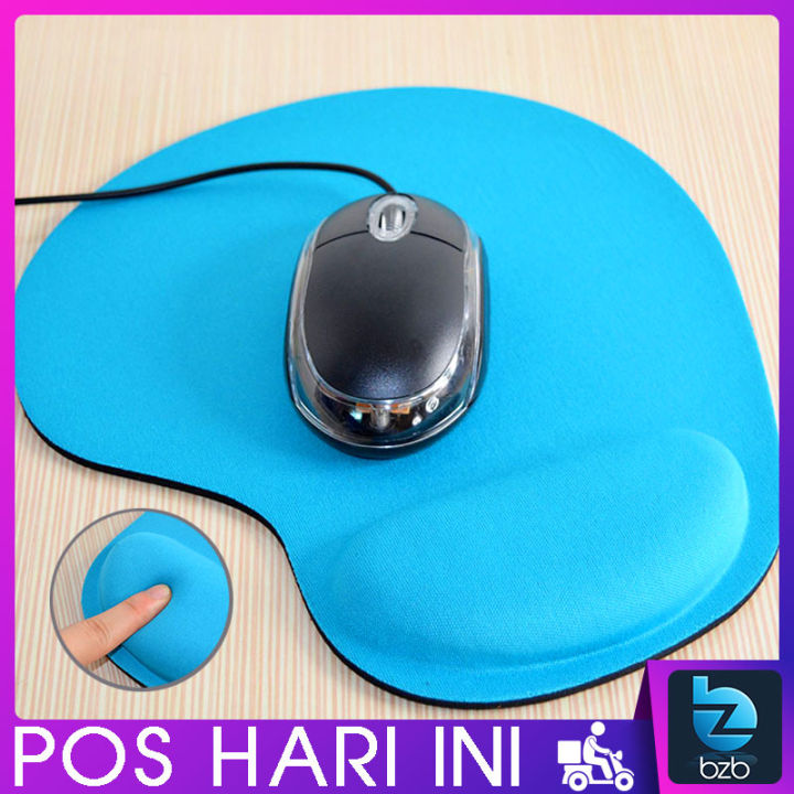 Soft Fiber Mouse Pad Wrist Rest Support Gaming Used Desktop Computer ...