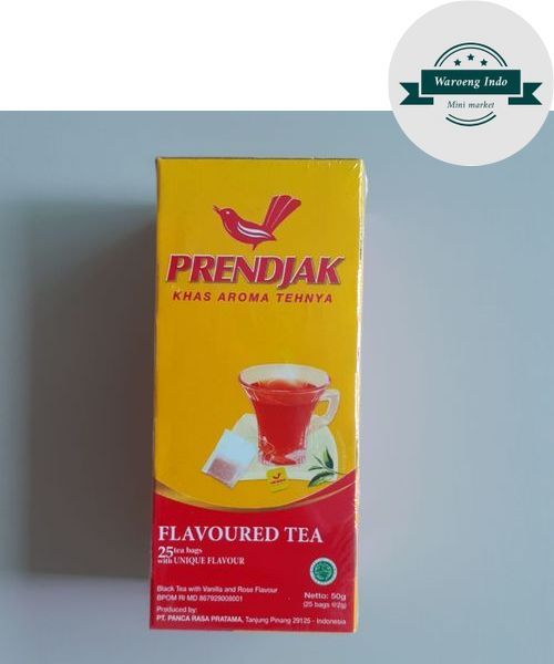 Tea Prendjak (Teh Hitam Celup Rasa Vanila & Mawar) 25's | Lazada Singapore