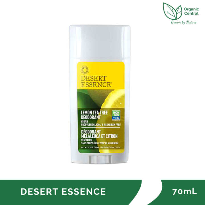 Desert Essence Lemon Tea Tree Stick Deodorant 70mL | Lazada PH