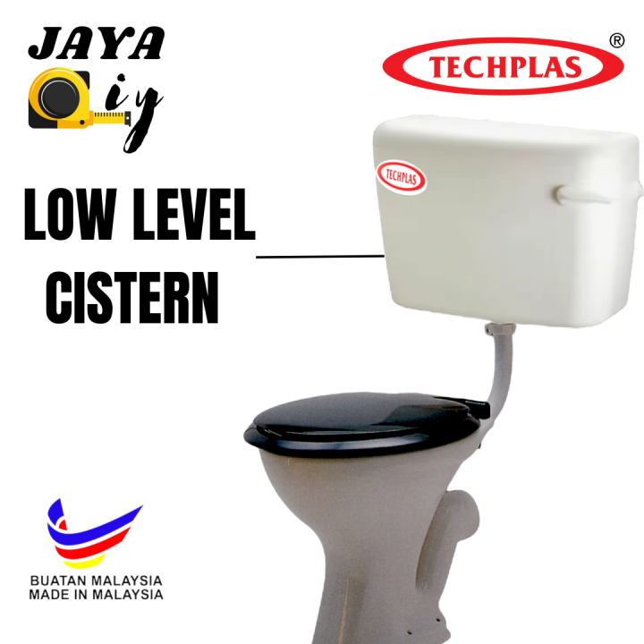 Techplas Low Level White Water Cistern Tandas Kotak Jamban Kotak Duduk ...