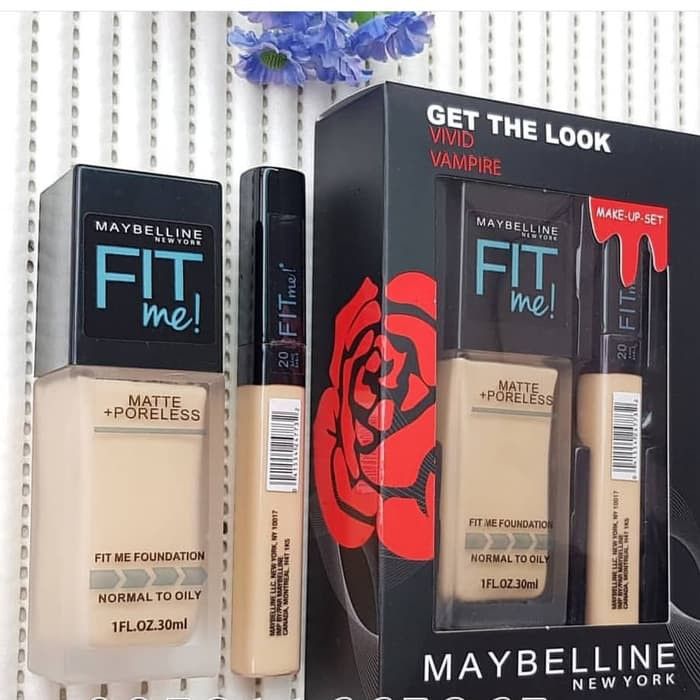 Paket 2in1 Maybelline SUPERSTAY / VIVID VAMPIRE MAKEUP SET (Foundation ...