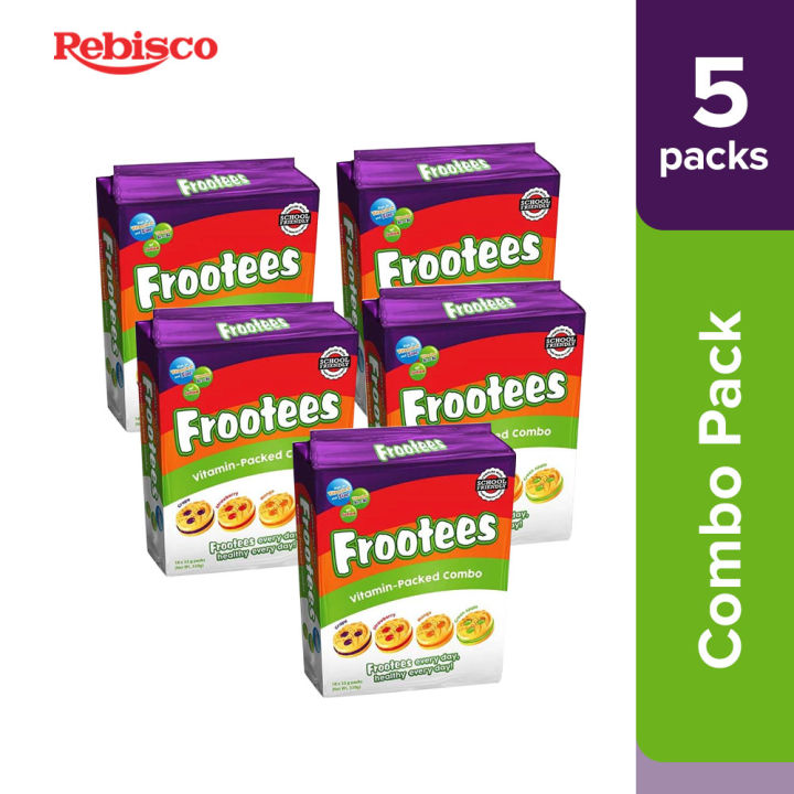 Frootees Combo Cookie Sandwich 32g x 10pcs (Set of 5) | Lazada PH