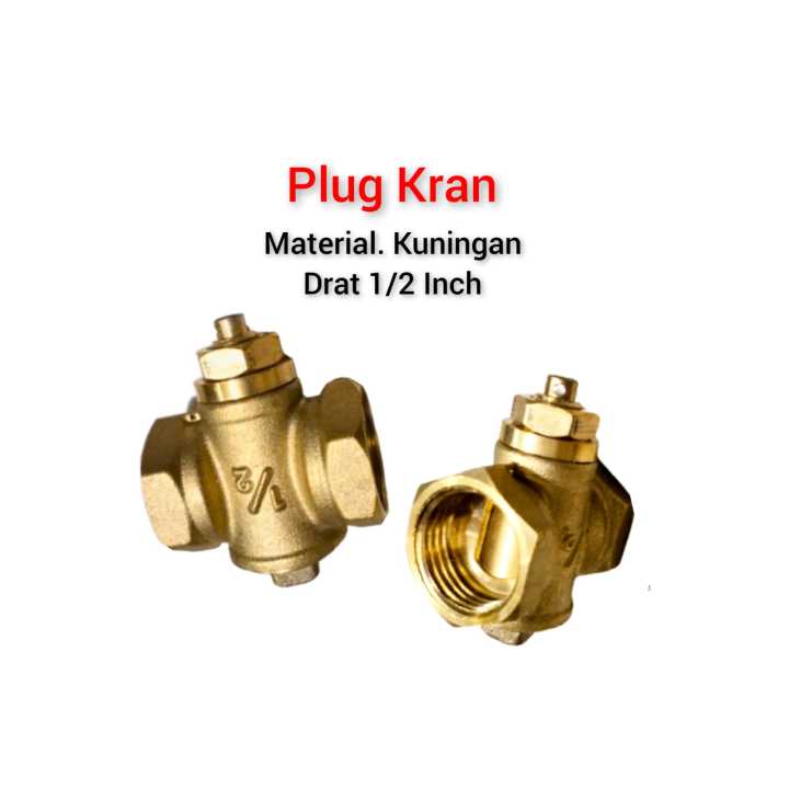 Plug Kran Kuningan Valve 1/2 Inch Brass Stopkran Keran | Lazada Indonesia