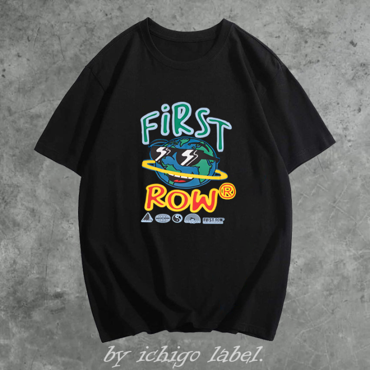 KAOS DISTRO FIRST ROW / KAOS DISTRO PRIA WANITA | Lazada Indonesia