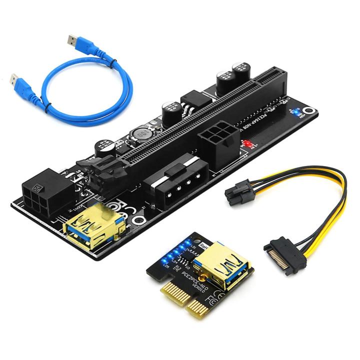 PCIE Riser 009S Plus Extension Cable Adapter PCI-E X16 Riser Card USB 3 ...