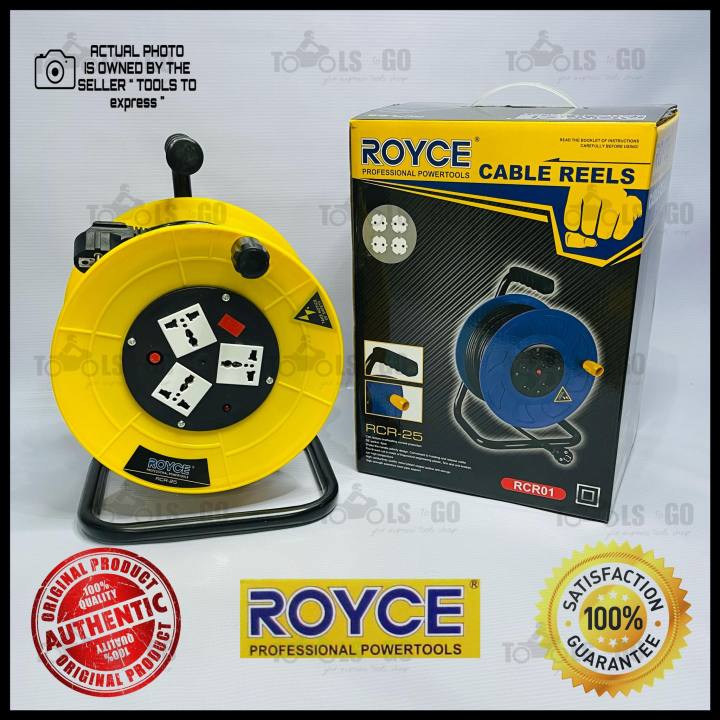 Original Royce Cable Reels 22 - 25 Meters RE10921 (3 Socket) | Lazada PH