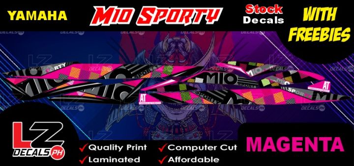 Yamaha Mio Sporty Stock Decals / Stickers with Freebies | Lazada PH