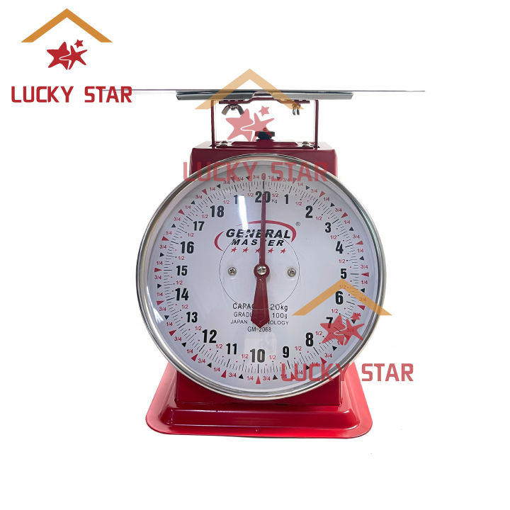 GM-2068 20Kg Flat Scale General Master Weighing Scale Accurate Table ...