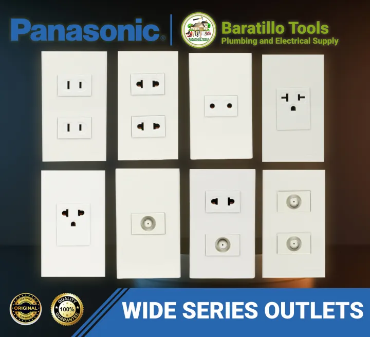 Original Panasonic Outlets Set Wide Series | Lazada PH