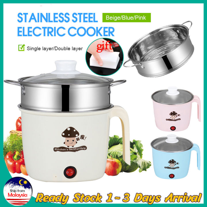 1.8L Multifunctional Non Stick Coating Electric Pot Mini Rice Cooker ...