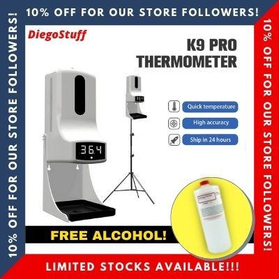 K9 PRO THERMAL SCANNER AND AUTOMATIC ALCOHOL DISPENSER WITH STAND K9 ...