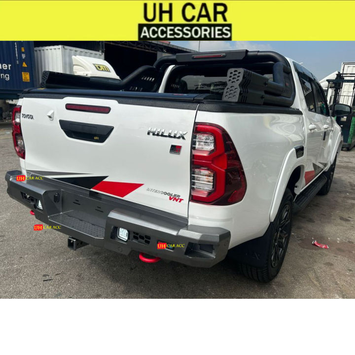 TOYOTA HILUX VIGO REVO ROCCO ROGUE BLLTEC V048S REAR BUMPER BULL BAR ...