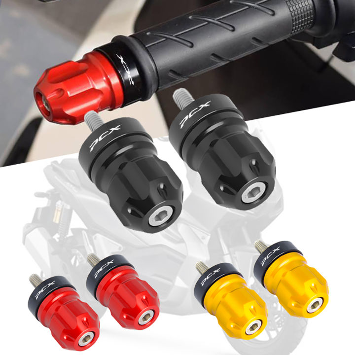 Motorcycle Handlebar Hand Grips Handle Bar Plug End Cap For Honda ...