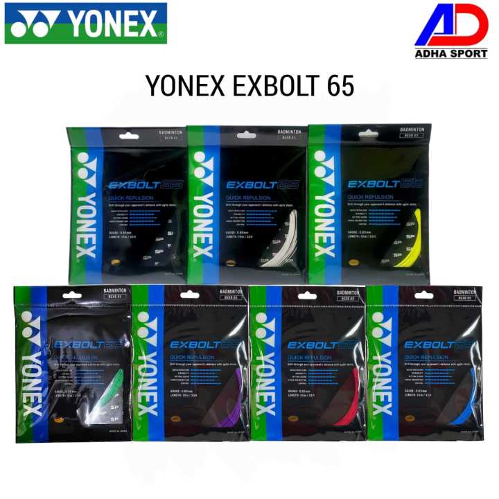 Senar Raket Badminton Yonex Exbolt 65 Original Sunrise String ...