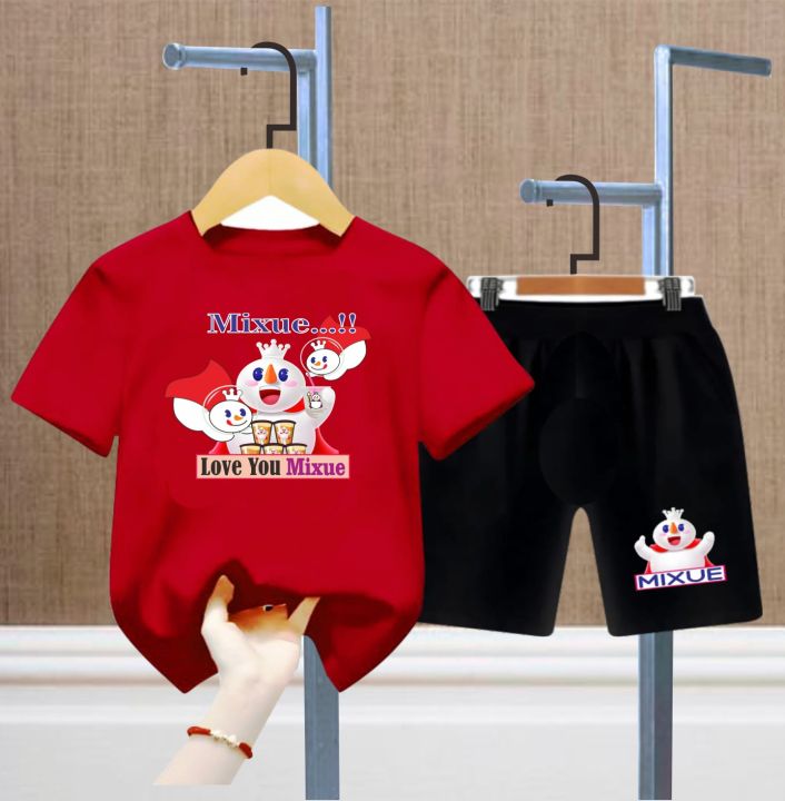 SETELAN BAJU KAOS ANAK GAMBAR MIXUE / BISA DIPAKAI CEWEK DAN COWOK ... SETELAN BAJU KAOS ANAK GAMBAR MIXUE / BISA DIPAKAI CEWEK DAN COWOK ...