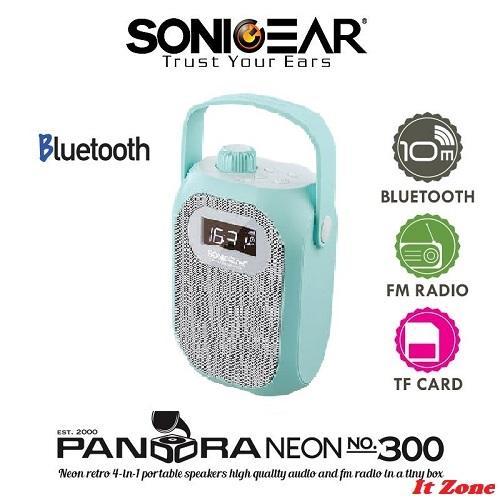 Sonic Gear Pandora Neon 300 Portable Bluetooth Wireless Stereo Speaker ...