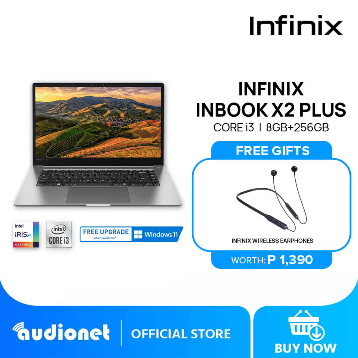 Infinix INbook X2 Plus | Core i3 | 8GB + 256GB | Laptop | Lazada PH