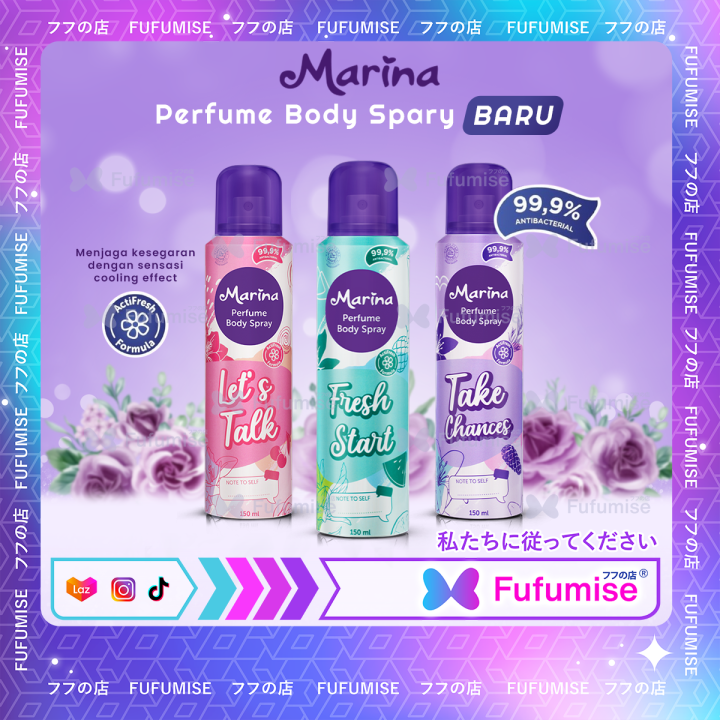 MARINA Perfume Body Spray 150 ML | Actifresh Formula | Take Chances ...