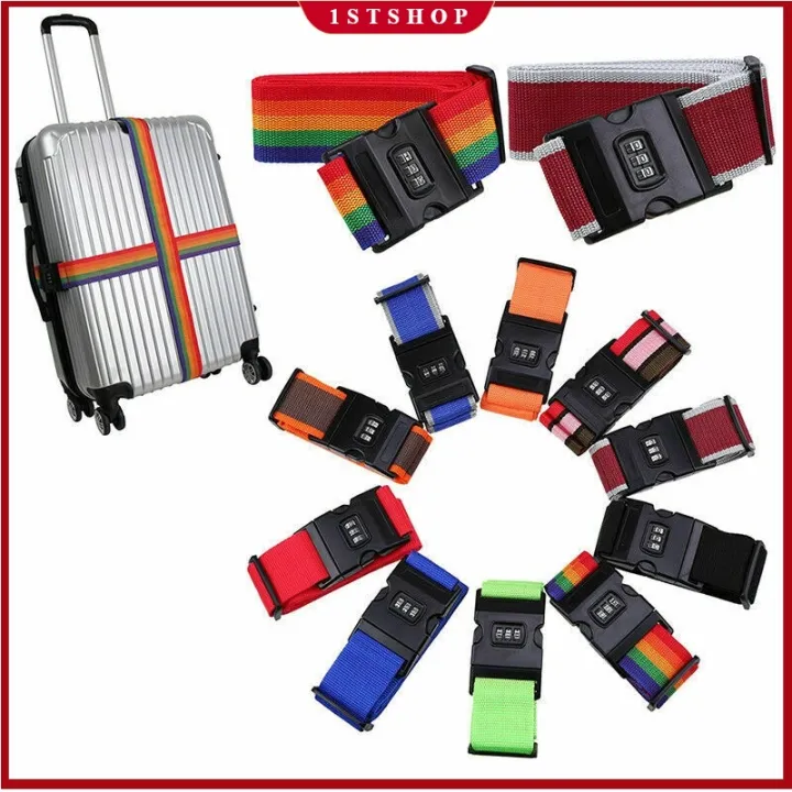 Luggage Suitcase Strap Band Pas Coded Lock Backpack Belt Travel ...