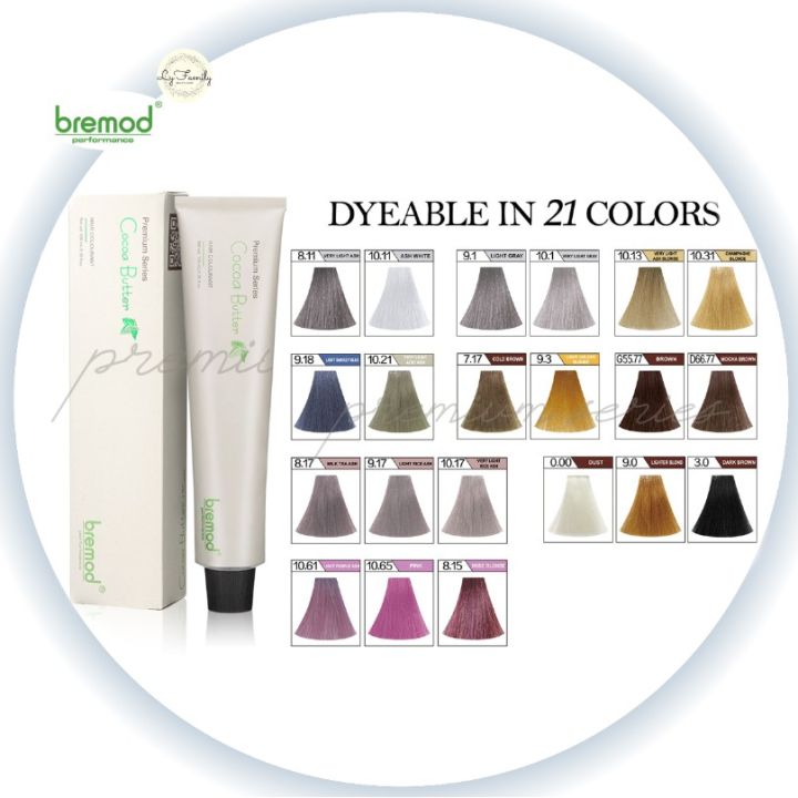 New Colors Bremod Premium Series Cocoa Butter Hair Color Dye 100ml ...