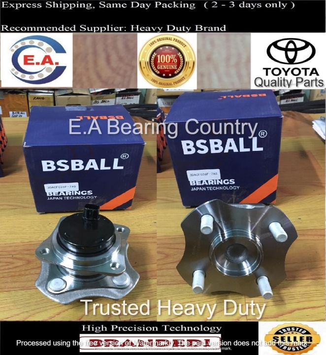 (Rear)ABS 2002-2007 Original Toyota Altis Wheel Bearing Toyota Atis Hub ...