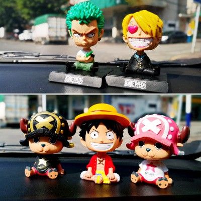 xps One Piece Luffy Chopper Zoro Head Shaking Dolls Garage Kit ...