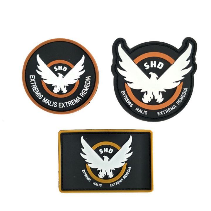 The Eagle PVC Magic Patches Military Hook and Loop Backpack Stickers 3D ...