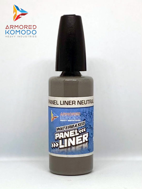 Waterbased Neutral Gray Panel Liner PH886 30ml Armored Komodo Hobby ...