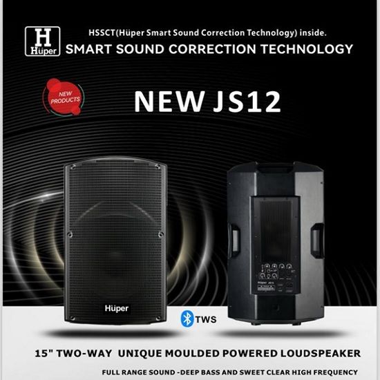 Huper JS12/ JS 12/ JS-12 New Speaker Aktif 15 Inch Original | Lazada ...