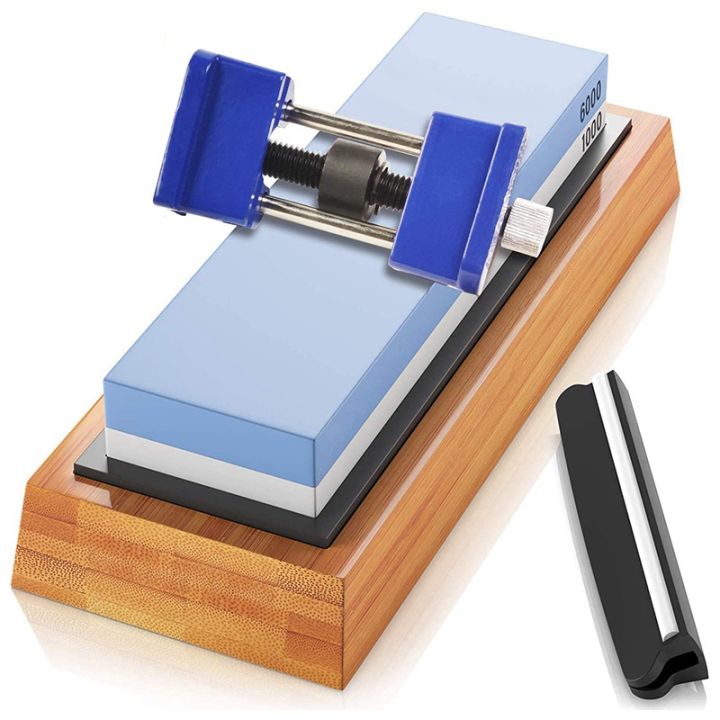 Whetstone, Sharpening Stone Knife Sharpener Stone with Honing Guide ...