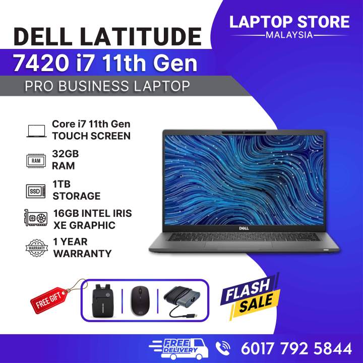 Dell Laptop i7 Processor 11 Gen Latitude 7420 | 32GB RAM | 1TBGB SSD ...