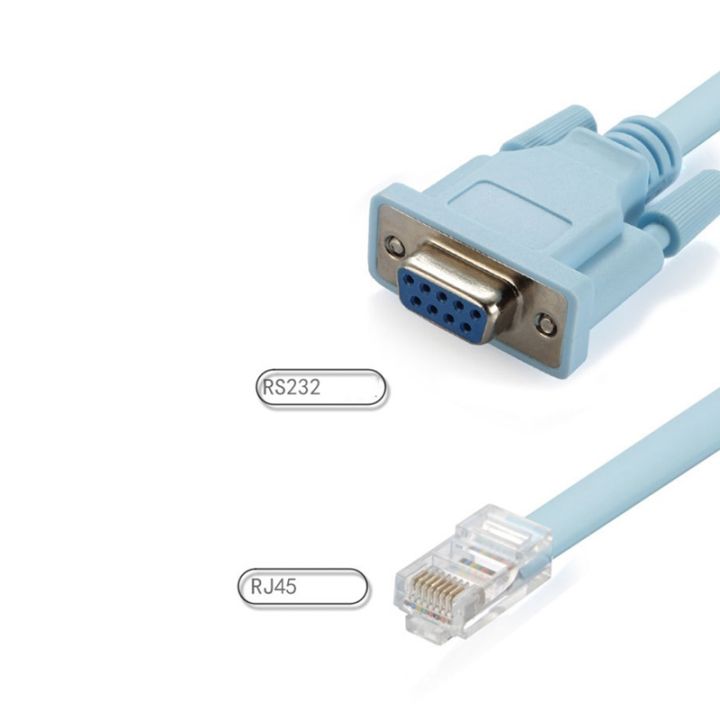 USB Console Cable RJ45 Cat5 Ethernet To Rs232 DB9 COM Port Serial ...