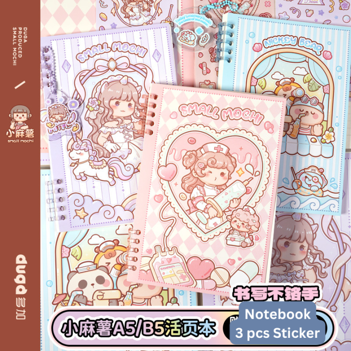 Buku Nota Duga Small Mochi Cute Cartoon Girl Journal Notebook ...