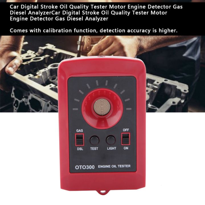 Famus Car Digital Stroke Oil Quality Tester Motor Engine Detector Gas ...