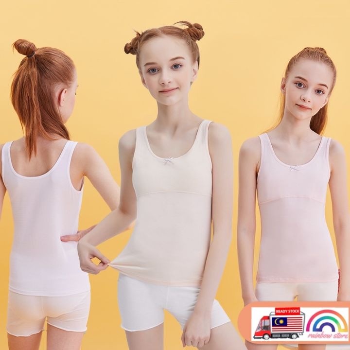 Girls' developmental Singlet, children's student cotton vest | Lazada