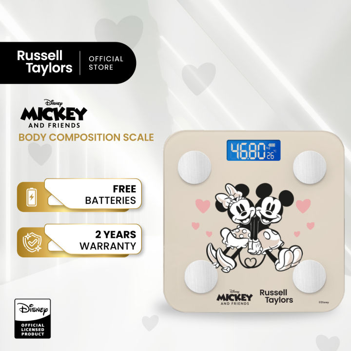 Russell Taylors x Disney Mickey And Friends Retro Bluetooth Body Fat ...
