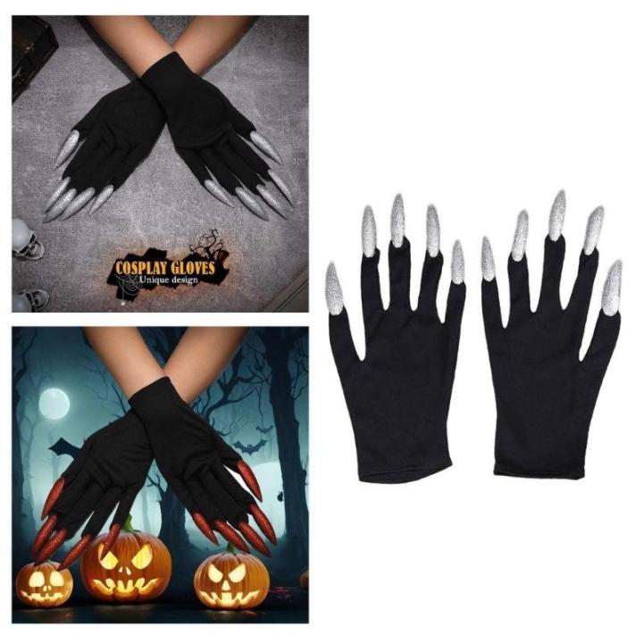 Devil Scary Long Mittens Spirits Corpse Hands Gloves Claw Hand Reapers ...