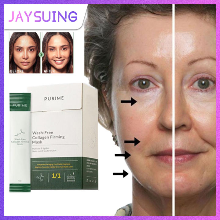 Jaysuing Collagen Firming Sleep Mask Wash Free Mask For Whole Night ...