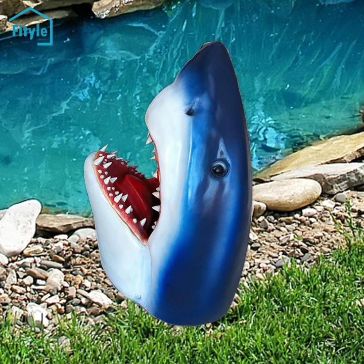 Fityle Landscape Sculpture Swimming Pool Statues Art Collectible Craft ...