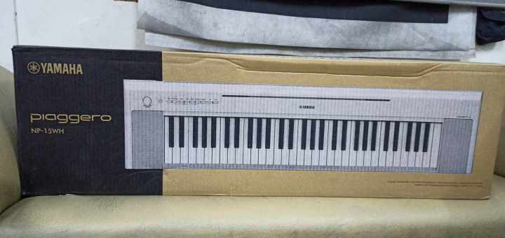 YAMAHA NP-15WH PIAGGERO DIGITAL KEYBOARD WHITE&BLACK | Lazada PH